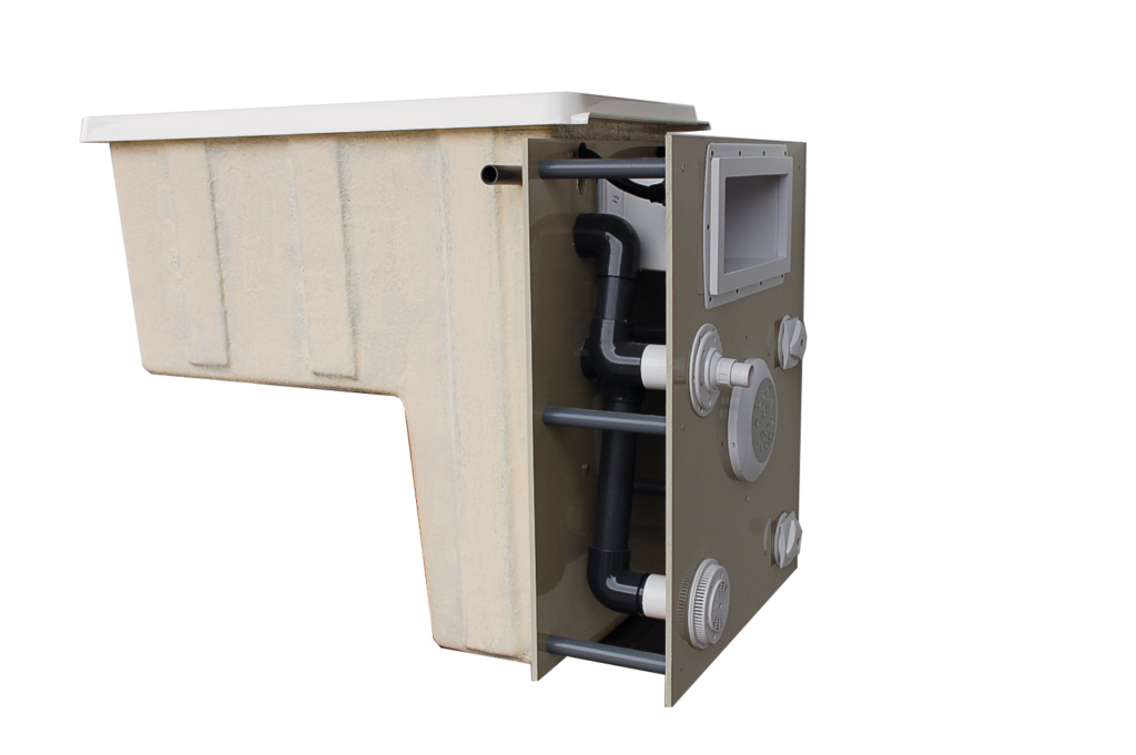 MUR FILTRANT AVEC NAGE A CONTRE-COURANT - Label Piscines