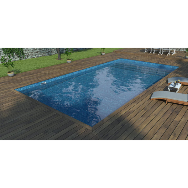 LINER IMPRIMÉ VERNI 75/100ème PERSIA BLEU - Label Piscines